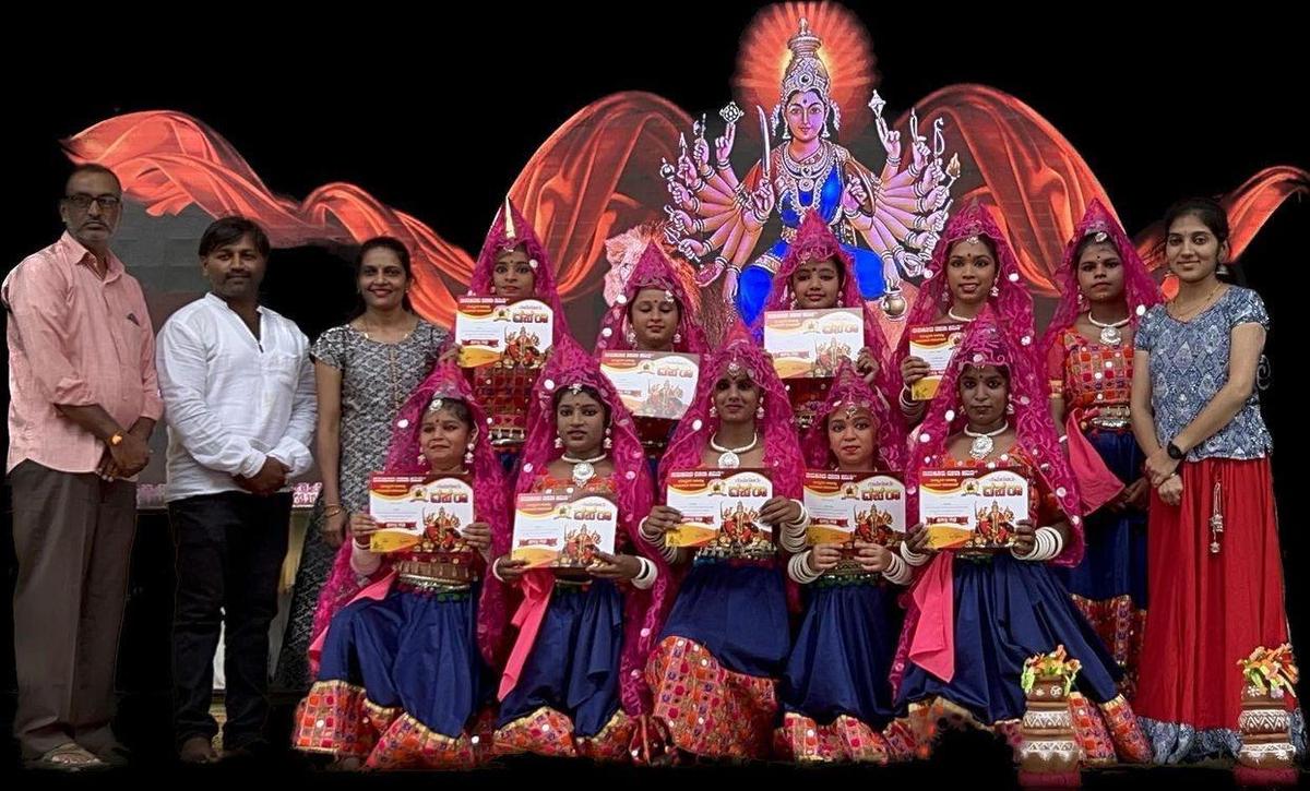 First prize in Tumakuru Dasara 2022 folk dance competition