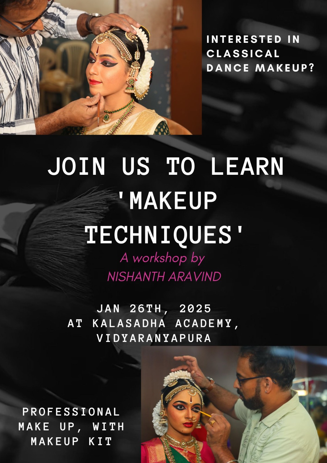 Learn the Art of Classical Dance Makeup.
